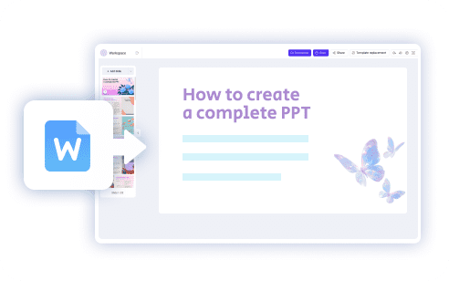 WorkPPT : AI Presentations
